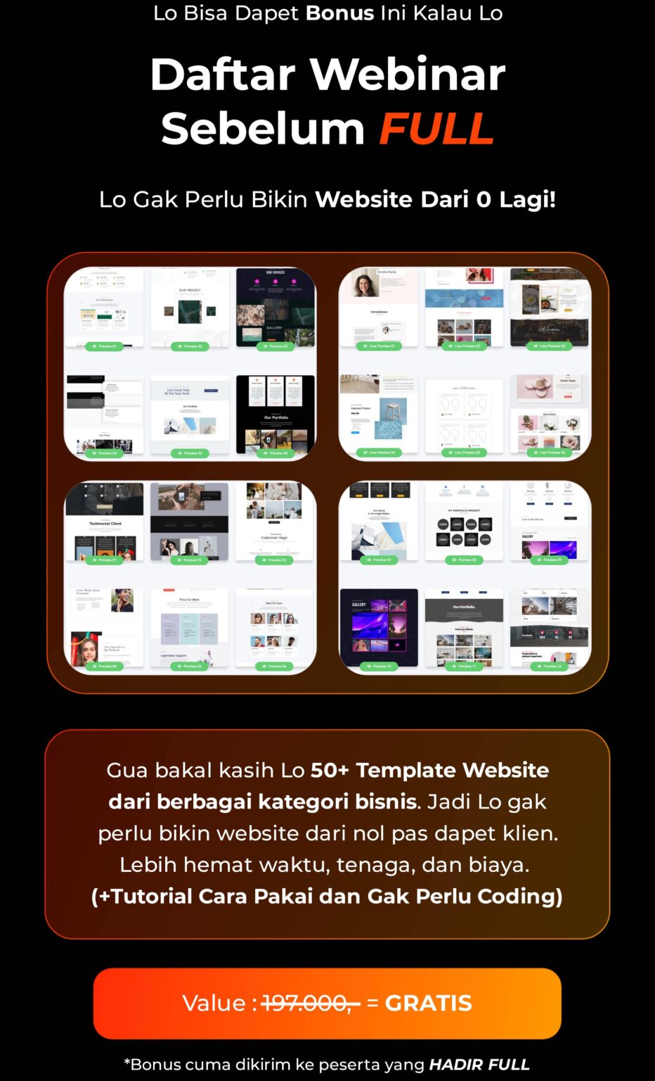 Webinar Selasa - Website Maker